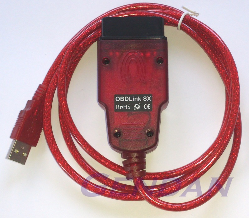 OBDLink SX USB PC Interface with both EngineCheck and VauxCheck Diagnostic Software