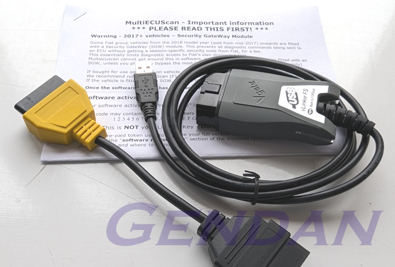 MultiECUScan CAN-only Diagnostic Bundle for some Fiat and Alfa Romeo ...