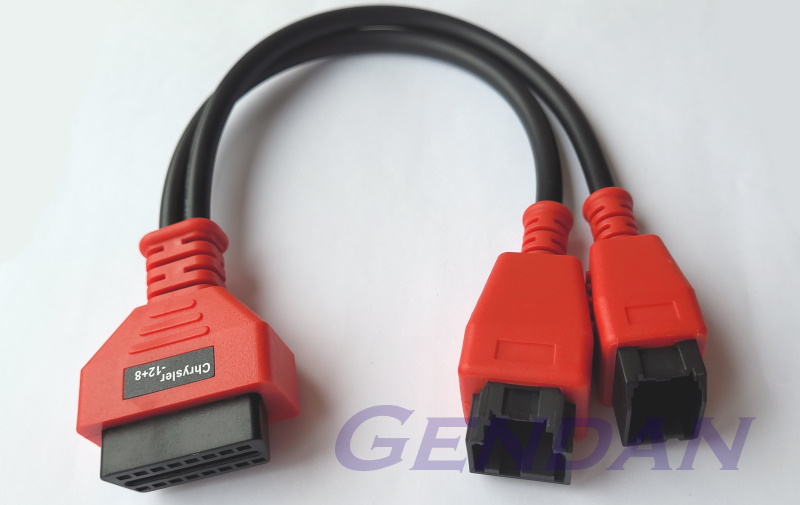 12 + 8-pin Bypass adaptor for FIAT, Alfa Romeo & Chrysler vehicles with ...