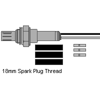 Universal 3-wire Zirconia Heated Oxygen Sensor